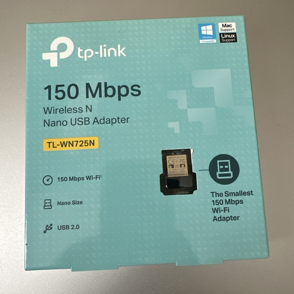 TP-LINK Tl-wn725n 150 Mbps Wireless-n Nano USB Adapter – CompuMall مول ...