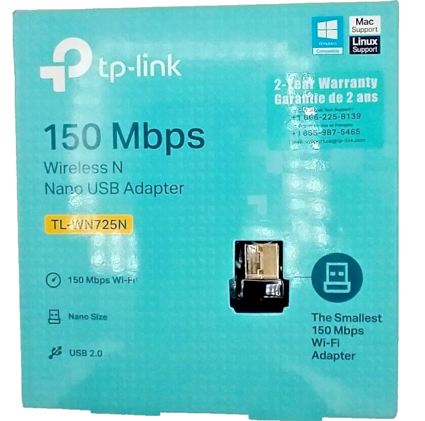 TP-LINK Tl-wn725n 150 Mbps Wireless-n Nano USB Adapter – CompuMall مول ...